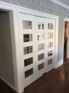 Mirrored Closet Door Panels - Closet - New York - by Fairfield Glass ...
