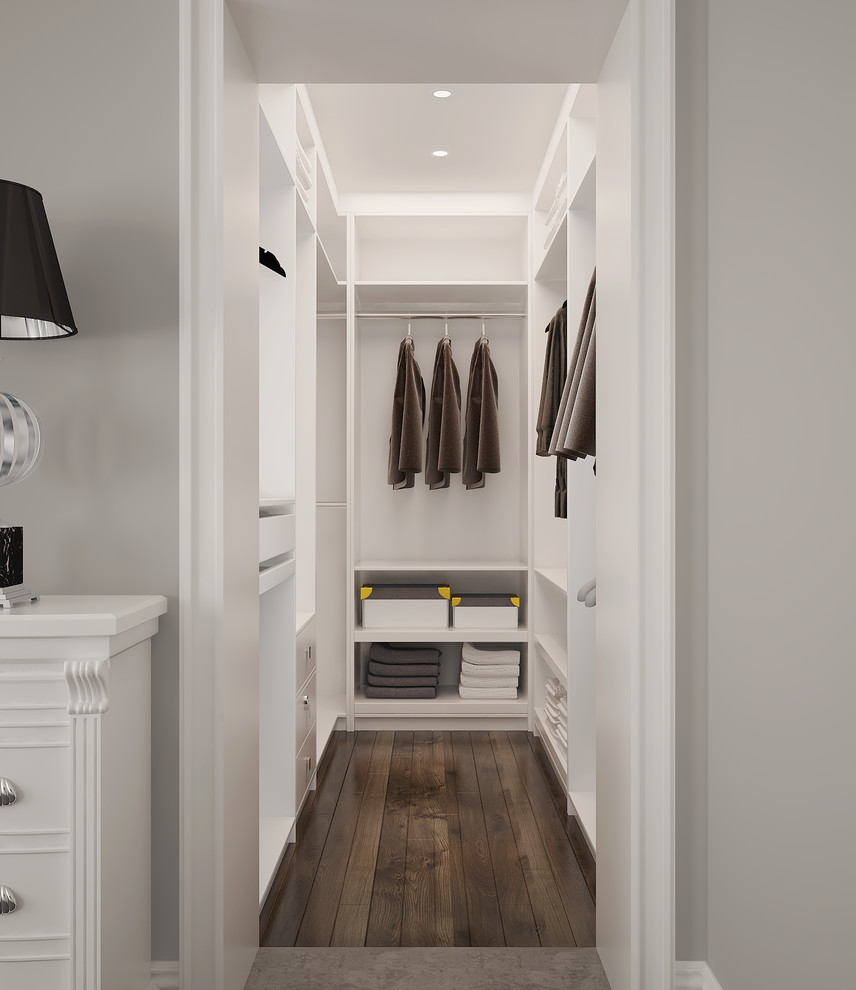 Modern White Style of Whole House Design - Modern - Closet - Hong Kong ...