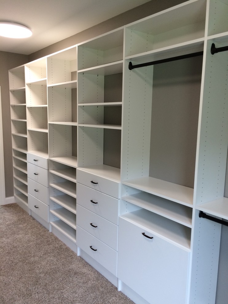 Narrow Master in White - Contemporary - Closet - Other - by Custom ...