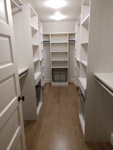 Narrow Space Walk-in - Modern - Wardrobe - Boston - by Clear Space ...