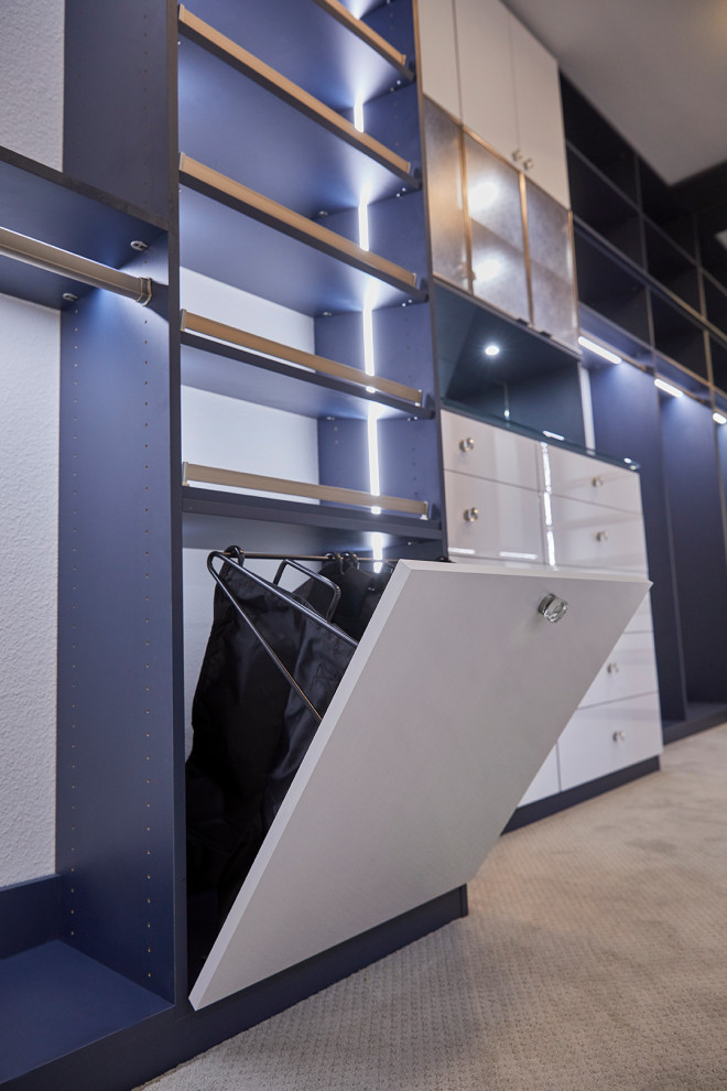 Navy Closet - Transitional - Closet - Dallas - by Closet Envy | Houzz