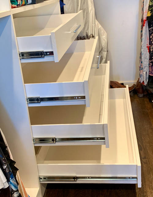 New pull-out shoe rack - Modern - Wardrobe - San Francisco - by ...