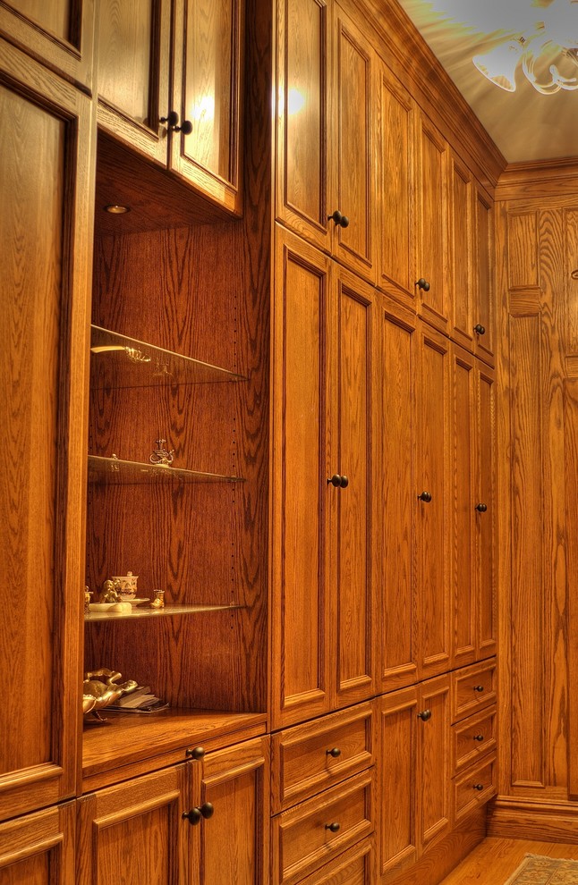 Oak Walk-In Closet - Traditional - Closet - New York - by CCS Woodworks ...