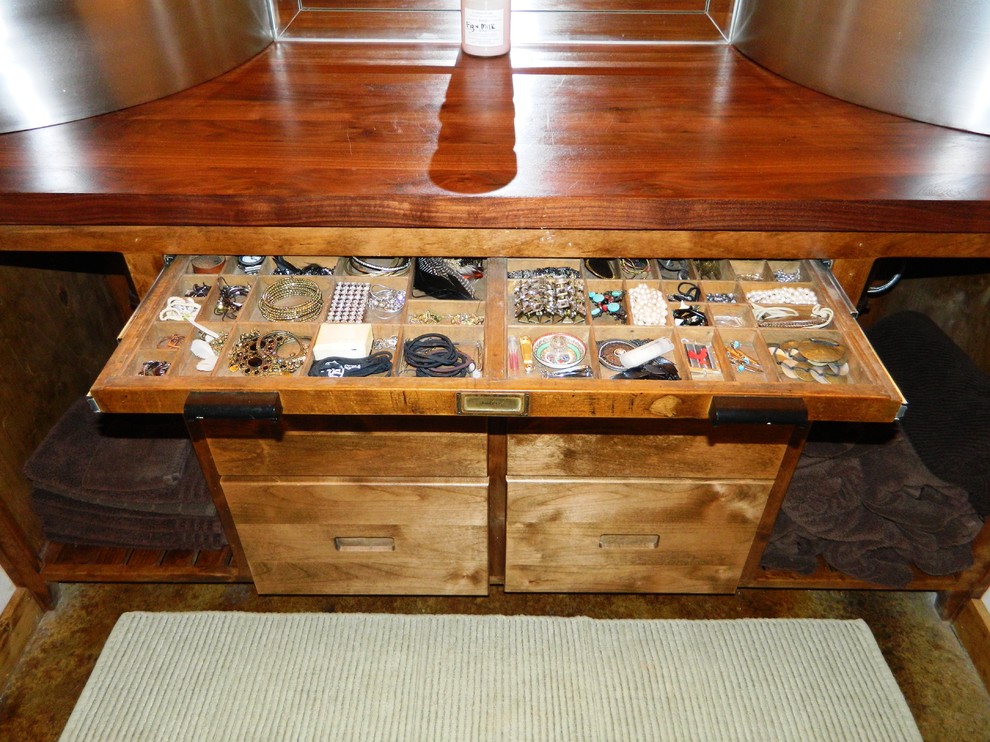 Rustic Modern New Construction - Rustic - Closet - Dallas - by Wright ...