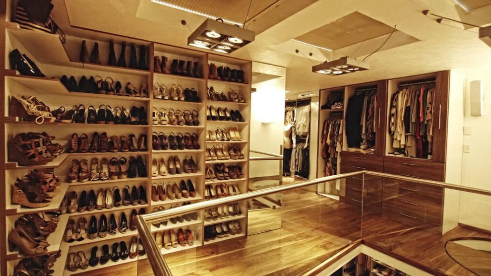 ShoeRack walk in closet - Contemporary - Closet - Mexico City - by ...