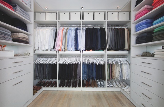 Simple Walk-in - Contemporary - Closet - Orange County - by California ...