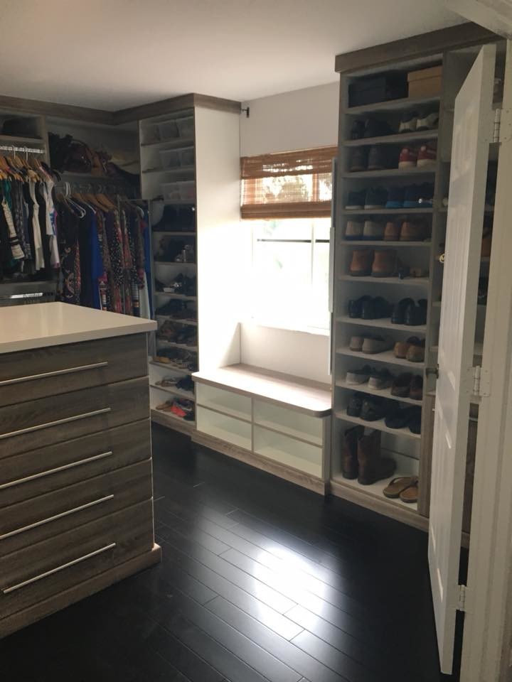Two Tone Closets - Contemporary - Closet - Miami - by Angelina Miller ...