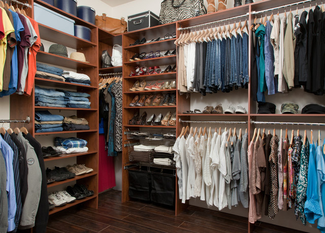 Walk-In Closet Organizers - Traditional - Wardrobe - Salt Lake City ...
