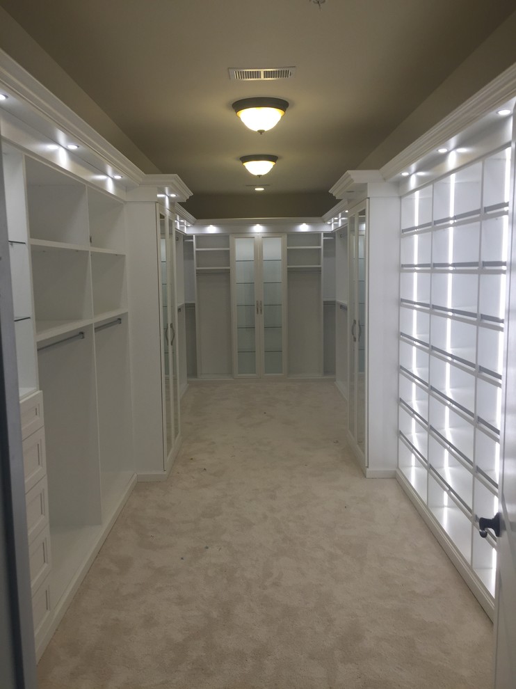 Walk In Closets with Custom Lighting - Armoire et Dressing - Baltimore ...