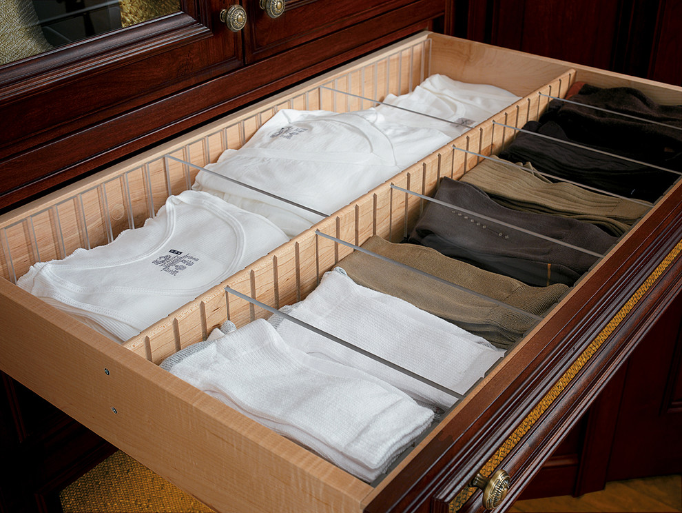 Wardrobe Drawer Dividers - Traditional - Closet - Other - by Wood-Mode ...