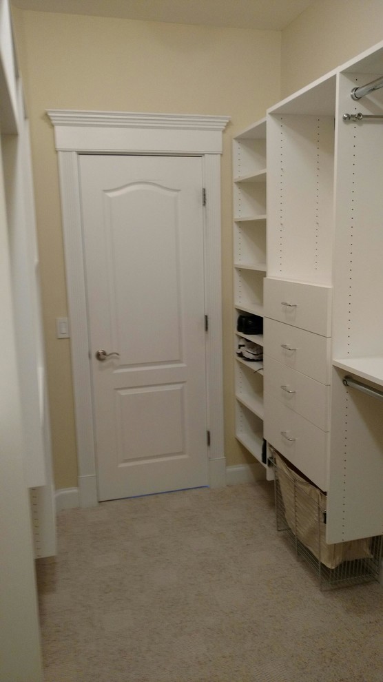 Washingtonville, NY Walk In Closet with angled walls - Modern - Closet ...