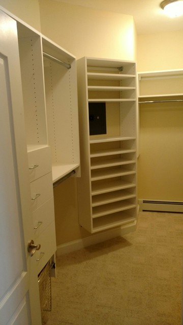 Washingtonville, NY Walk In Closet with angled walls - Modern ...