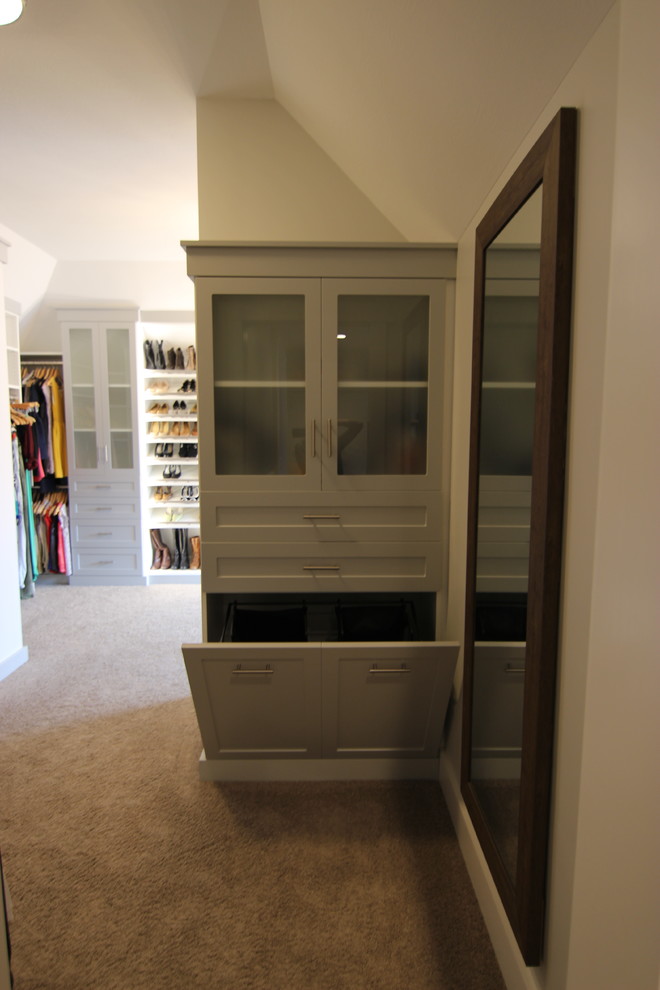 Wexford Sloped Ceiling Master Closet - Traditional - Closet - Other ...