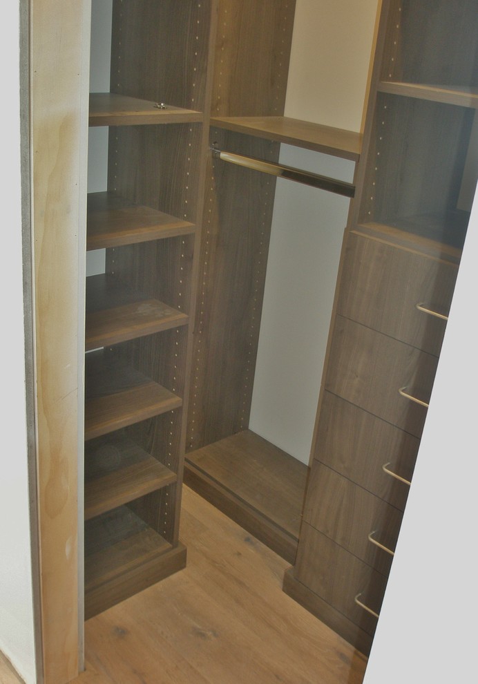 Wood Accented Walk-in - Craftsman - Closet - Los Angeles - by Closet ...