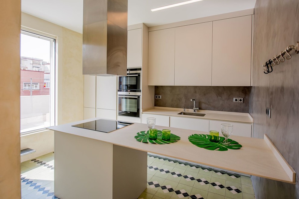 Ático con terraza - Modern - Kitchen - Madrid - by Aurora Gomez Design ...