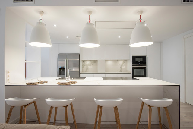 Cuando la cocina es el centro de la casa - Contemporary - Kitchen ...