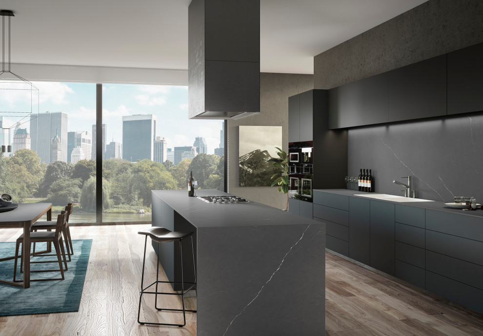 Helix Kitchen - Modern - Kitchen - Grand Rapids - by AUREA STONE | Houzz
