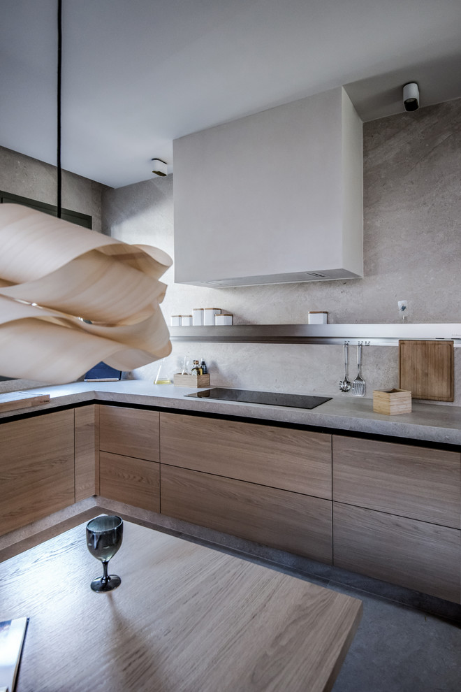 La elegancia del Roble Natural - Transitional - Kitchen - Barcelona ...