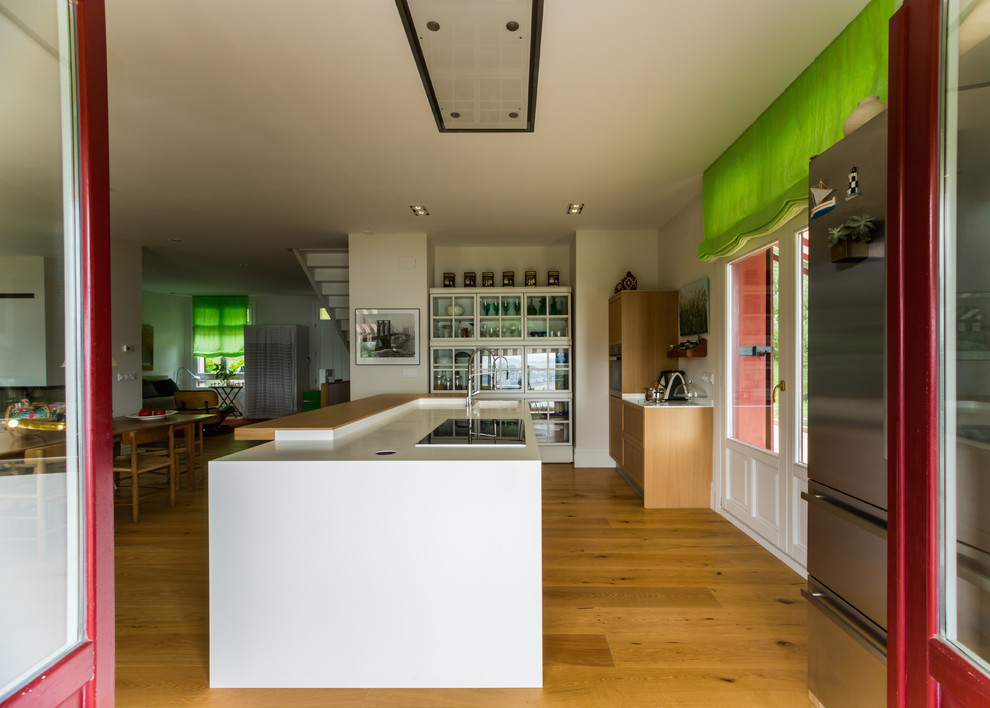 Proyecto cocina isla en Igueldo - Transitional - Kitchen - Other - by ...