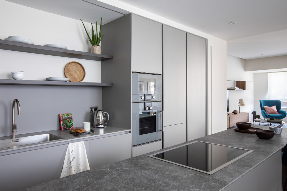 Proyecto Diagonal Mar - Modern - Kitchen - Barcelona - by MODULNOVA ...