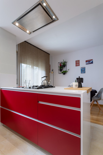 Reforma de cocina abierta por Mejuto Interiorisme - Contemporáneo ...