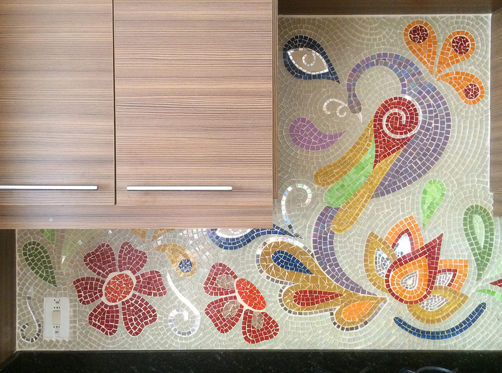Salpicadero cocina mosaico - Mosaic backsplash - Contemporary - Kitchen - Other - by Anaposada ...