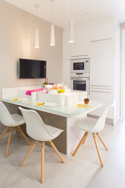 Reforma de cocina abierta Marina - Contemporain - Salle à Manger ...