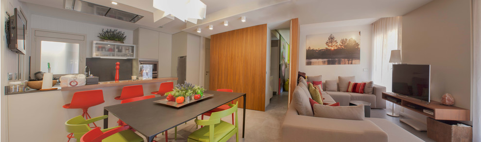 Reforma parcial de ampliación de espacios comunes - Modern - Dining ...