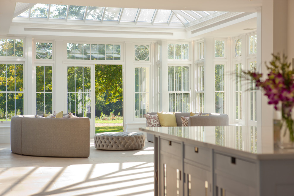 Grand kitchen orangery - Contemporary - Conservatory - Essex - by ...