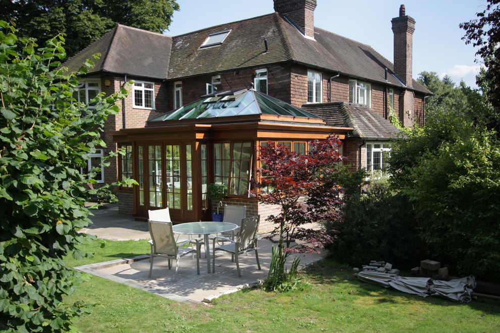 Hardwood Orangery with Concealed Gutter Detail - Classique - Véranda et ...
