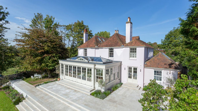 Orangery with Pool Views, East Sussex - Contemporain - Véranda et ...