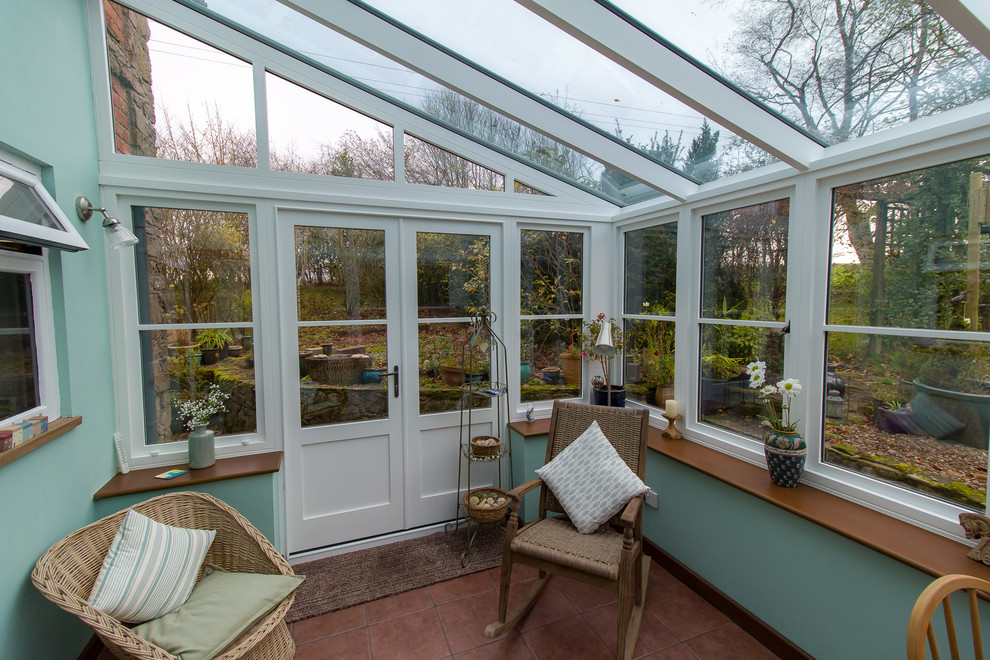 Simple Mono Pitch Conservatory accessed from the kitchen - Sunroom ...