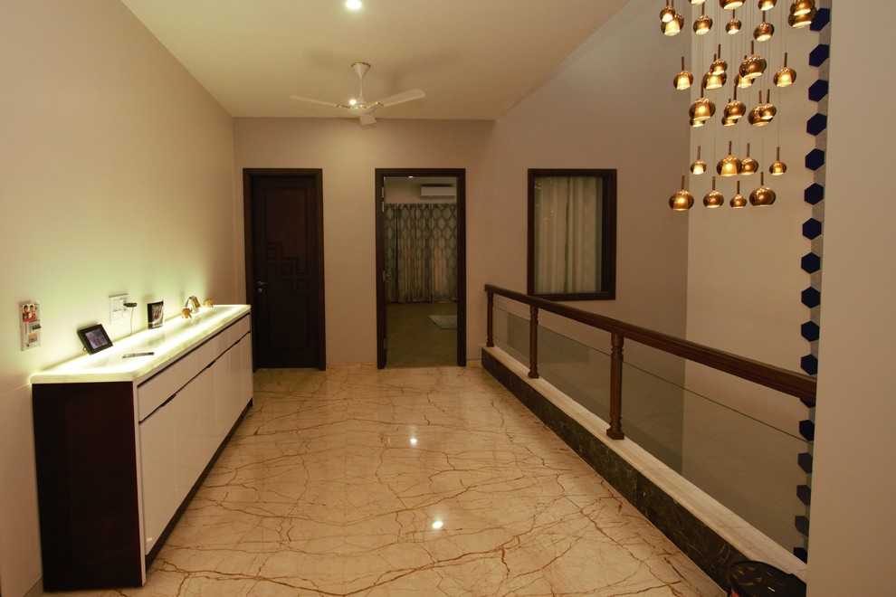 First Floor Lobby - Contemporary - Hall - Delhi - by Kalatmak Space | Houzz