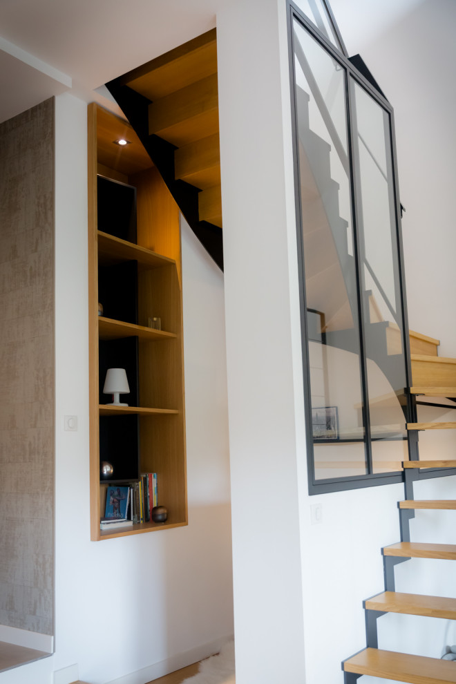 Niche - Contemporary - Staircase - Rennes - by L'effet bois | Houzz