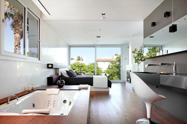Casa Sitges - Contemporáneo - Cuarto de baño - Barcelona - de ANNA PUIG Interiorisme | Houzz