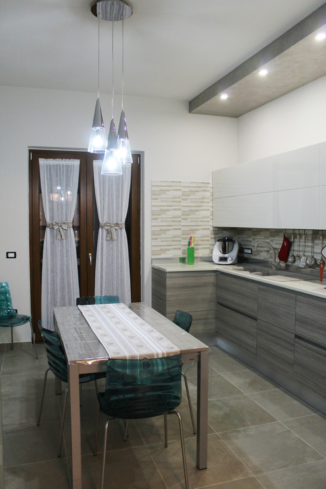 Casa di Valentina e Antonio - Contemporary - Kitchen - Naples - by Thera studio - ARCHITETTURA ...