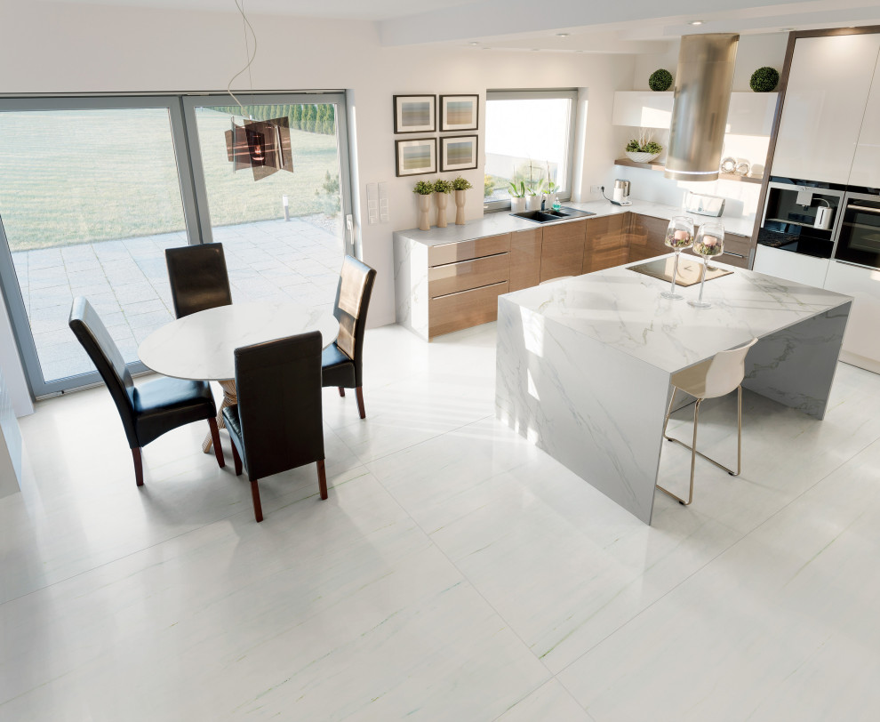 Lasa Select / Calacatta Select - Modern - Kitchen - Chicago - by ...