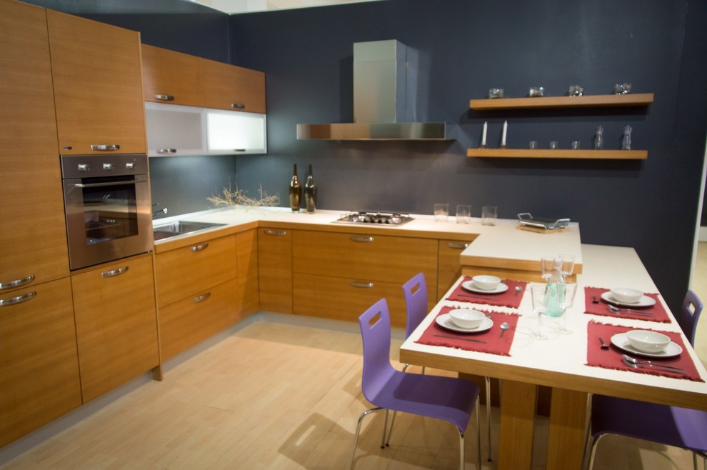 Line Teak - Modern - Kitchen - Bari - by Furleo Cucine | Houzz