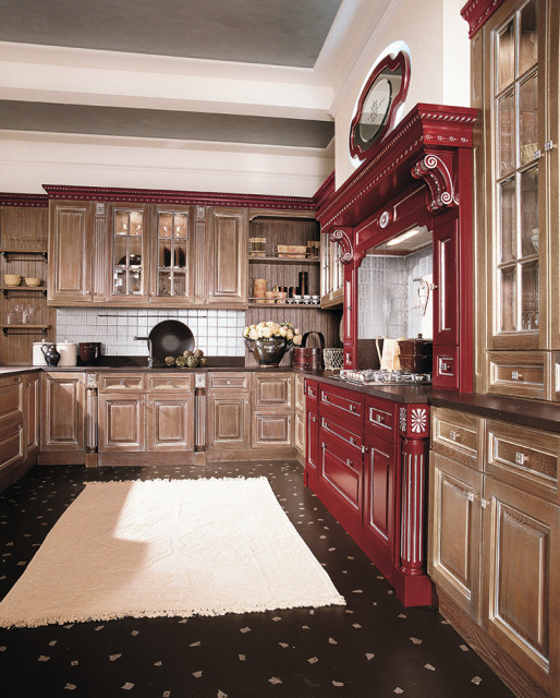 Red rose - Traditional - Kitchen - Other - by Martini Interiors | Houzz
