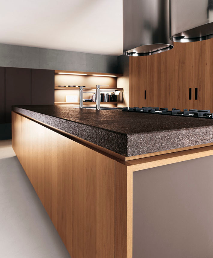 Yara - Black walnut - Modern - Kitchen - Venice - by Cesar | Houzz