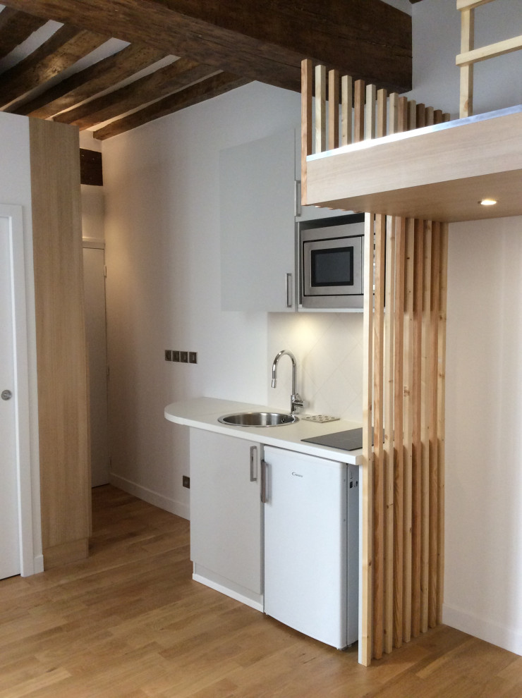 Aménagement d'un studio - Modern - Kitchen - Paris - by Alix Bresson ...