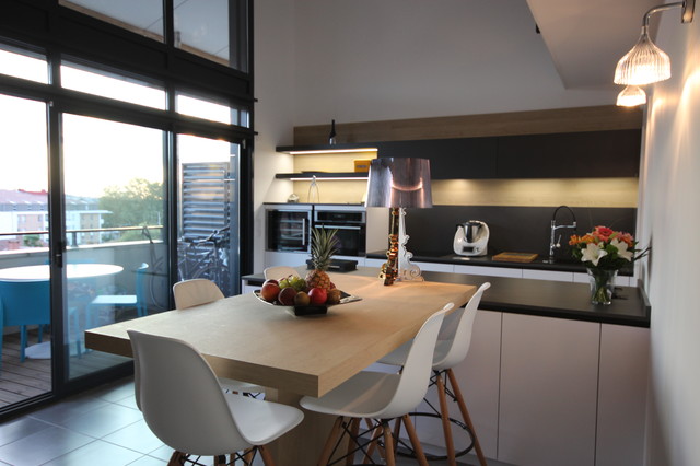 Création d'un espace cuisine/repas dans un Loft place de l'Ormeau à ...