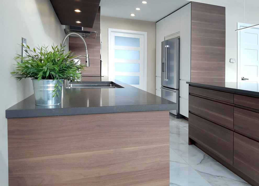 Cuisine à Lévis - Modern - Kitchen - Other - by User | Houzz