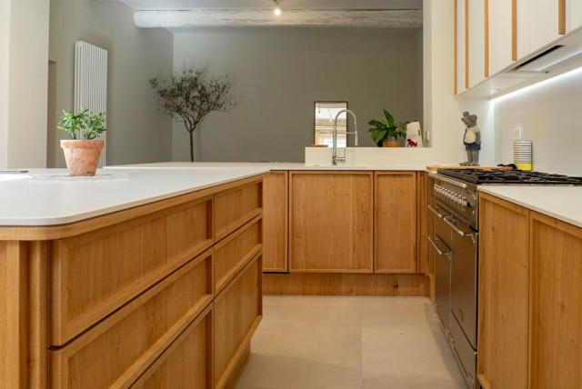 cuisine avec plan de travail dekton zenith - Modern - Kitchen - Other - by Stone Class | Houzz