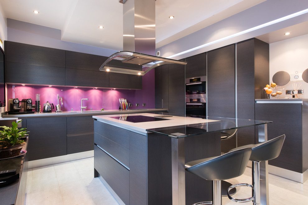 CUISINE AVEC UN ÎLOT - Modern - Kitchen - Paris - by LA CUISINE DANS LE ...