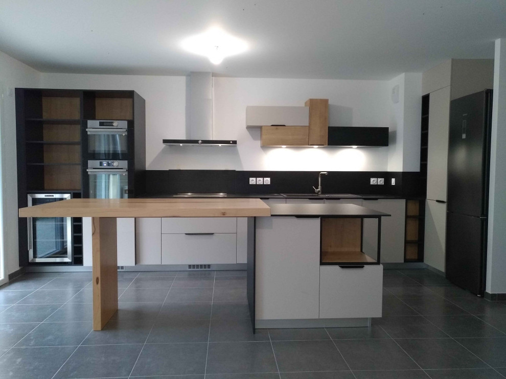 Cuisine Baubuche - Contemporary - Kitchen - Other - by Agenc'Wood | Houzz