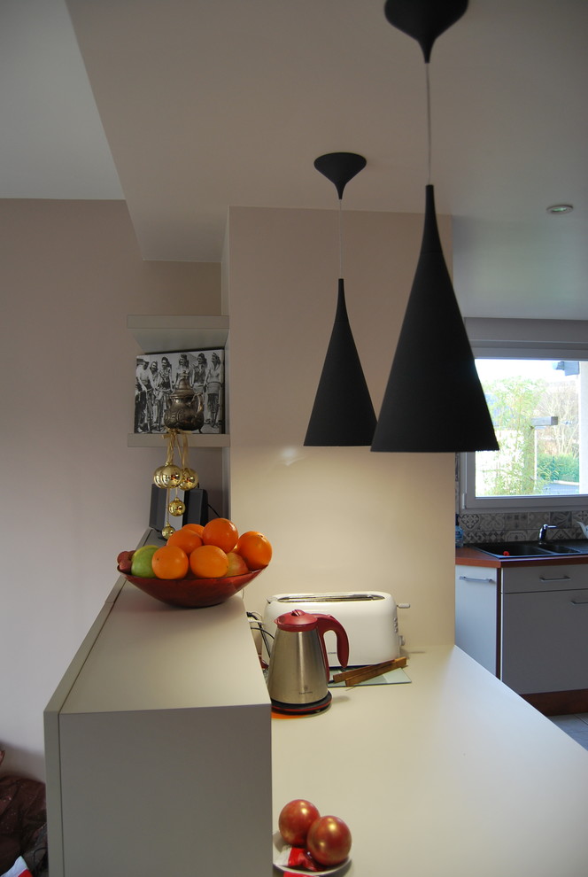 Détente & Convivialité - Modern - Kitchen - Rennes - by Calme Interieur ...
