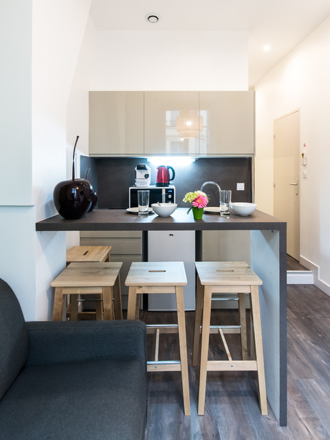 Division d'appartement en trois studios Lyon Presqu'île - Contemporary ...