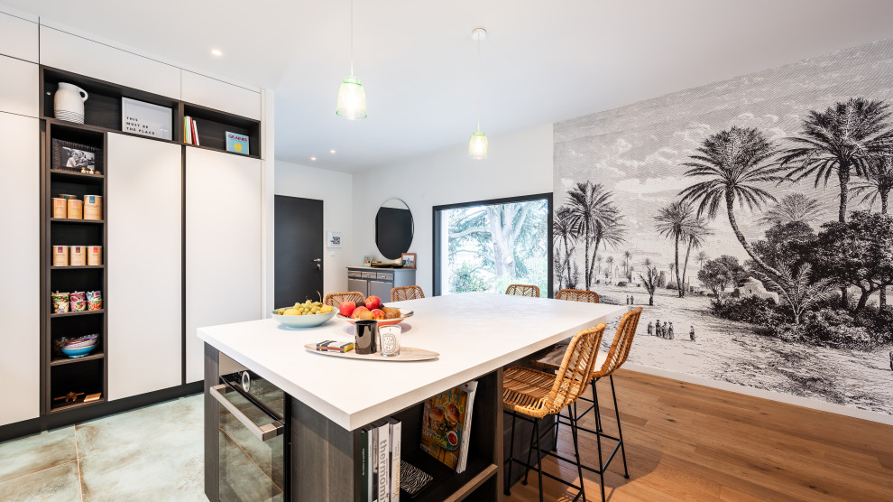 Fleurieu-sur-Saône - UNE MAISON DANS LA NATURE - Contemporain - Cuisine ...