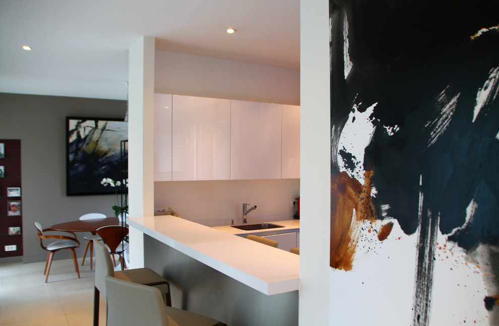 Maison Région Parisienne - Contemporary - Kitchen - Paris - by K Design ...